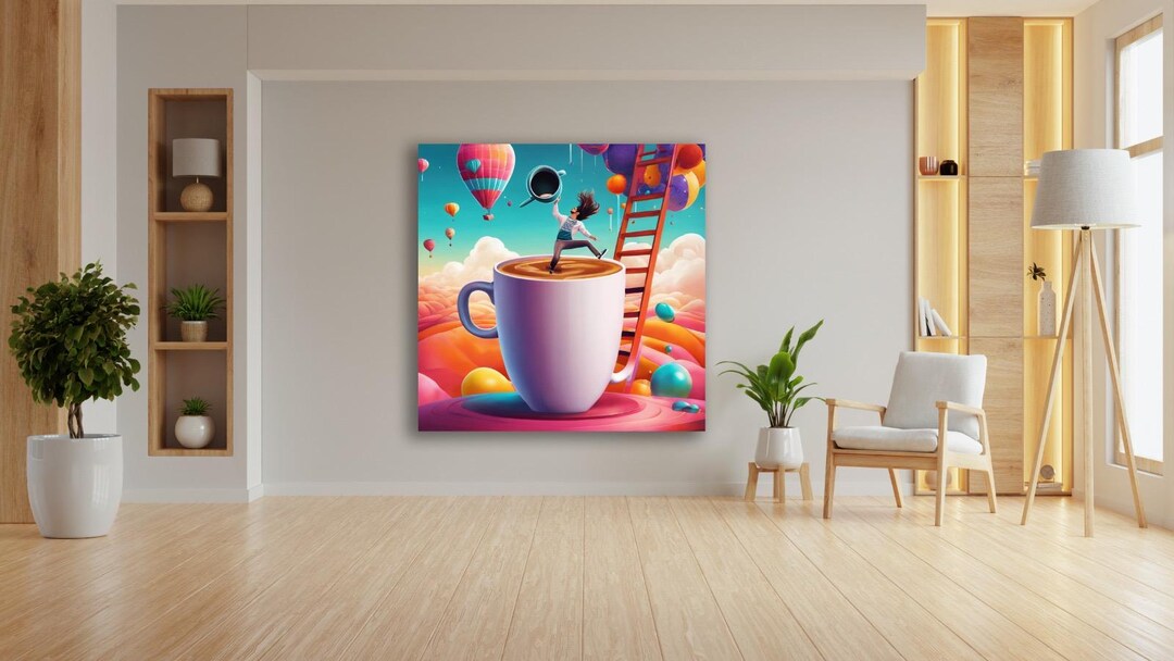 Wall Decor, Wall Design, Canvas Tablo Design, Rainbow Design, - Etsy