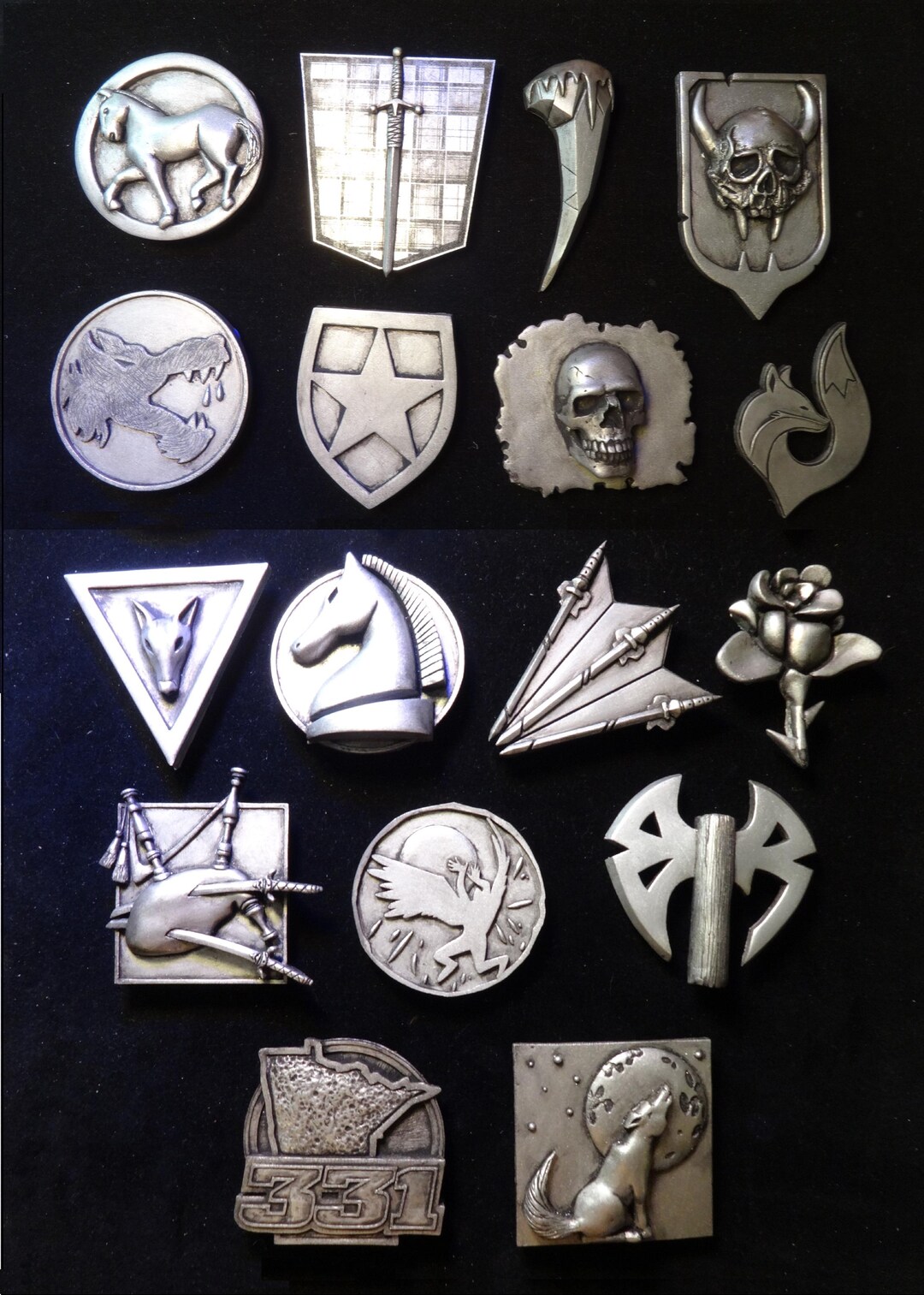 Battletech Mercenaries Badge Pins - Etsy