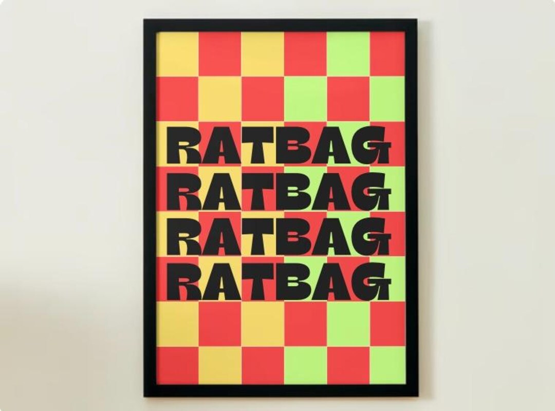 COLOURFUL Wall Art for Kids Bedrooms or Nursery - Ratbag - Etsy