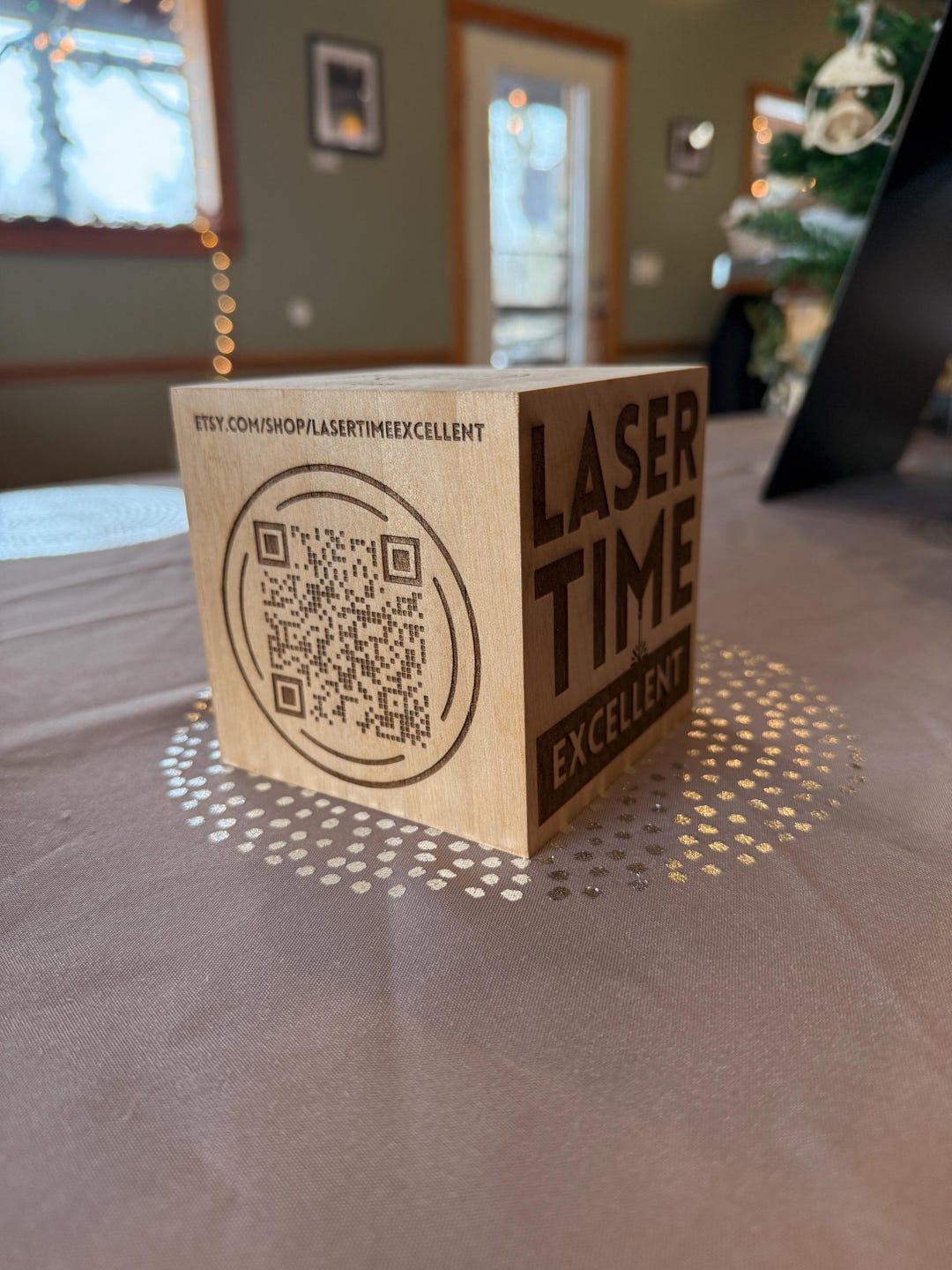 Branding Wooden Cube - Etsy