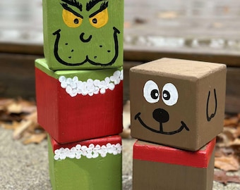 Grinch Block - Etsy
