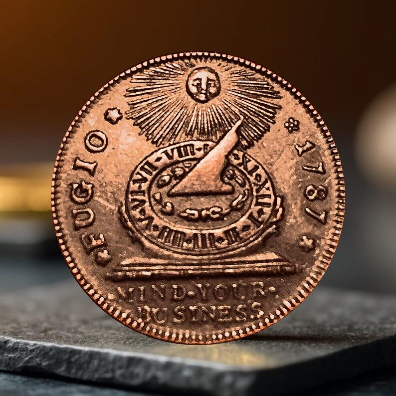 Rare 1787 FUGIO Cent Mind Your Business Restrike Rare US Commemorative ...