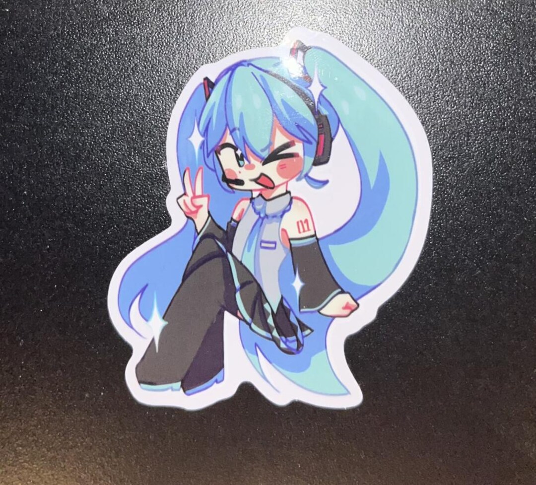 Hatsune Miku Vinyl Stickers, 2 - Etsy
