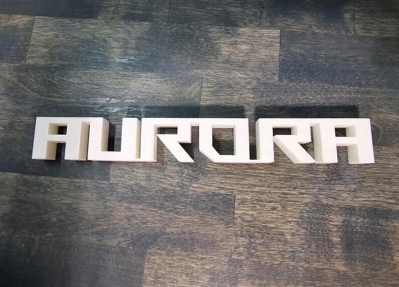 Custom 3d Printed Name Plate - Etsy