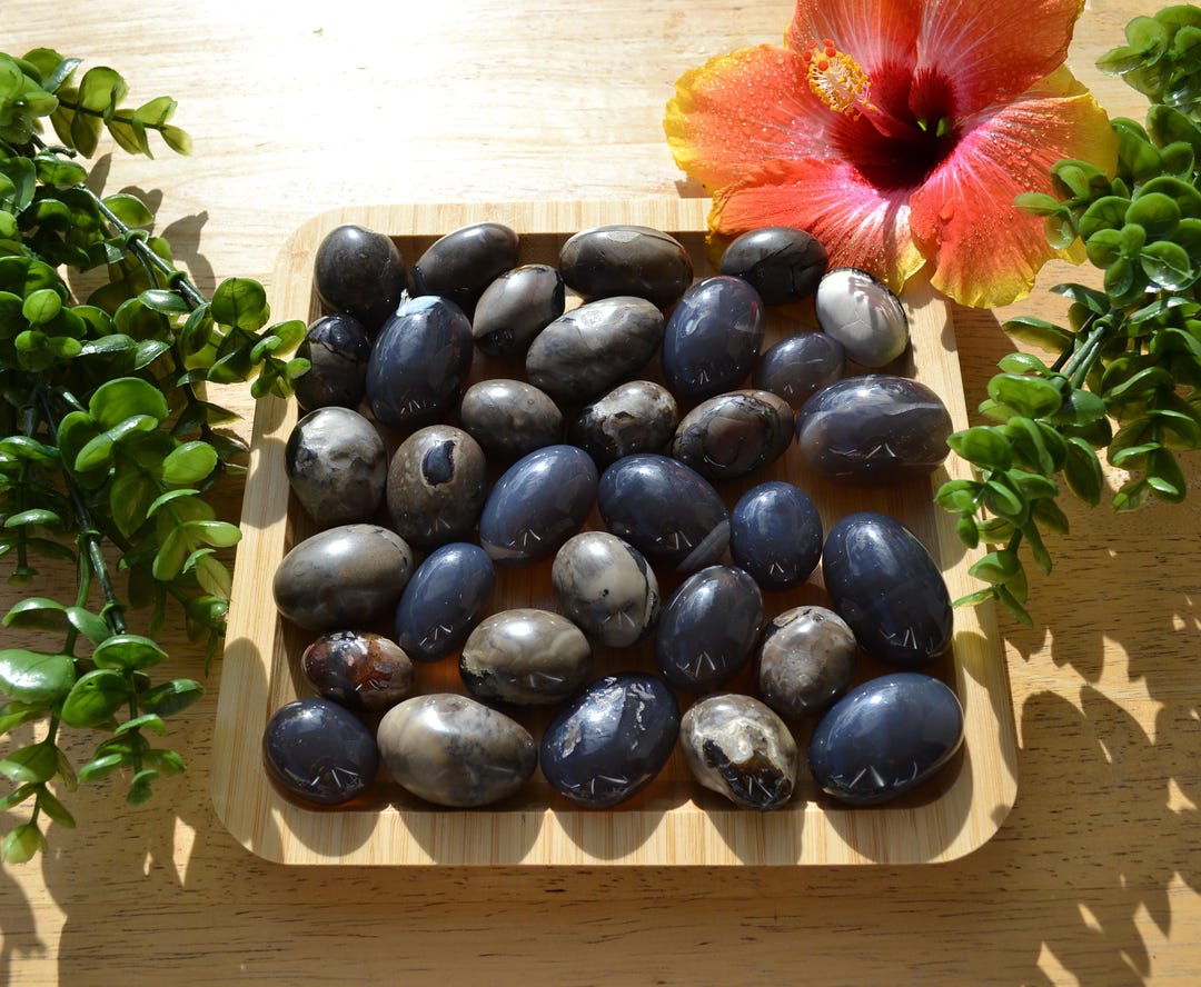 Volcano Agate Tumble / Natural Volcano Agate - Etsy