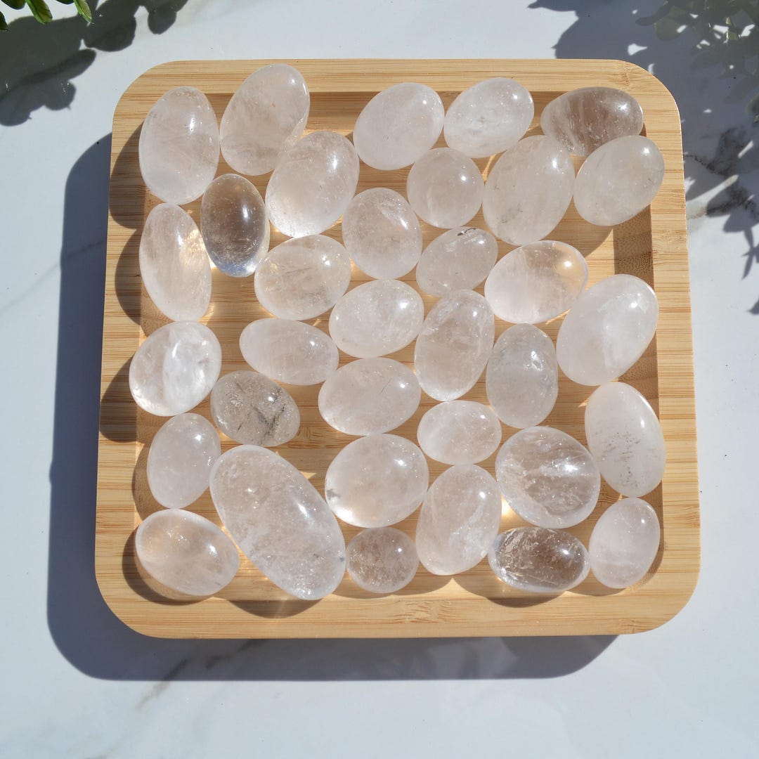 ONE Quartz Tumble, Natural Quartz, Polished Quartz, Clear Quartz Tumble ...