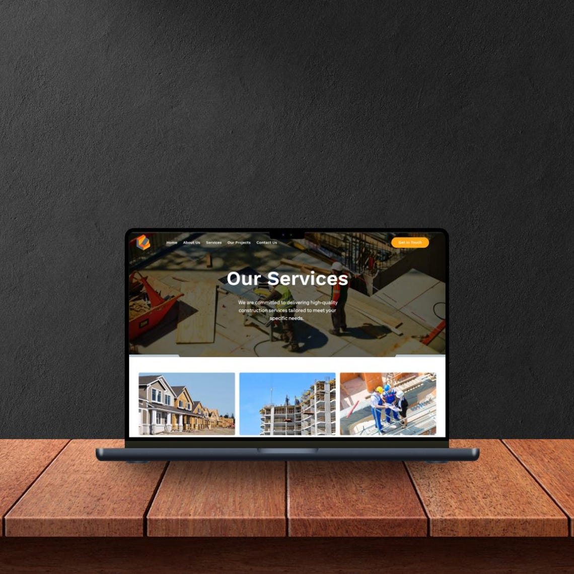 Construction Company Website Template | Builder | Contractor | Project ...