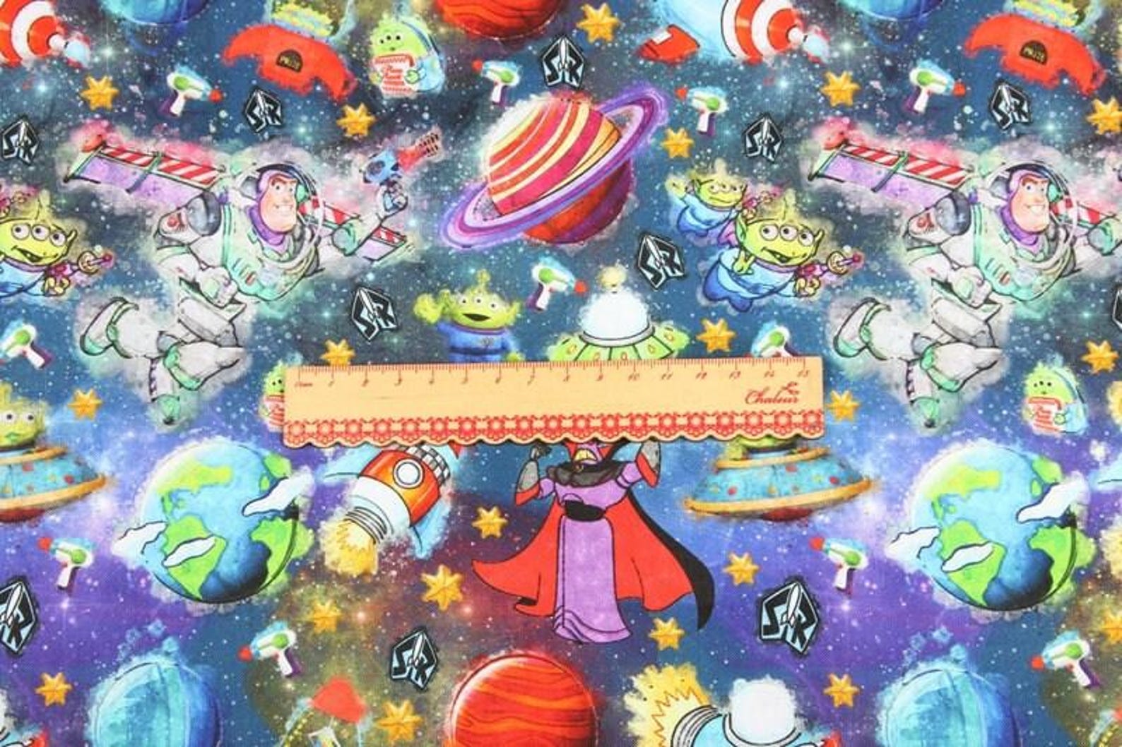 Toy Story Fabric Buzz Lightyear Fabric 100% Cotton Cartoon Fabric by ...