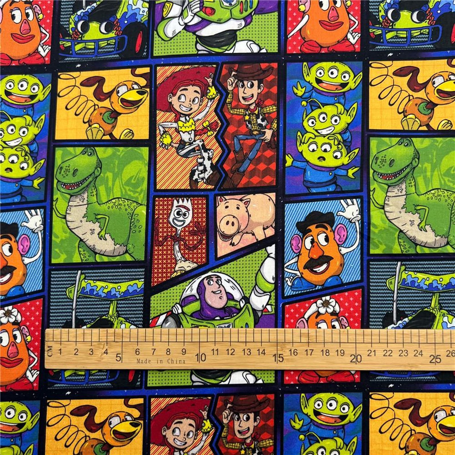 Toy Stroy Fabric Buzz Lightyear Fabric Woody Fabric 100% Cotton by the ...