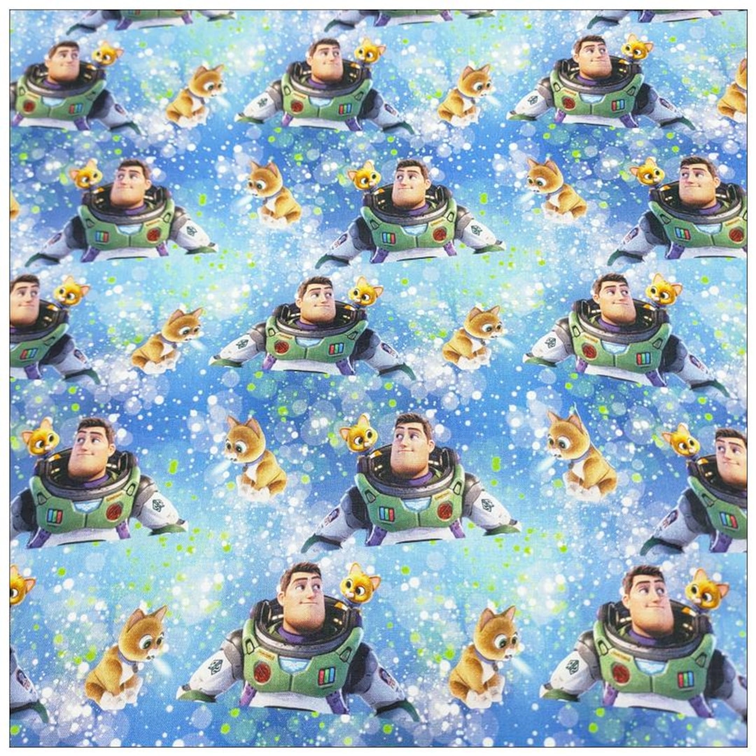 Toy Stroy Fabric Buzz Lightyear Fabric 100% Cotton by the Half Yard - Etsy
