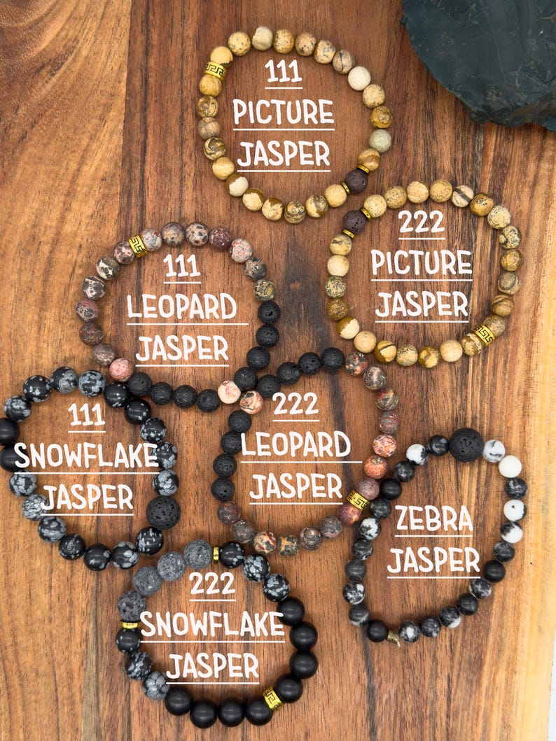 7 Different Types of Jaspers Essential Oil Bracelets - Etsy
