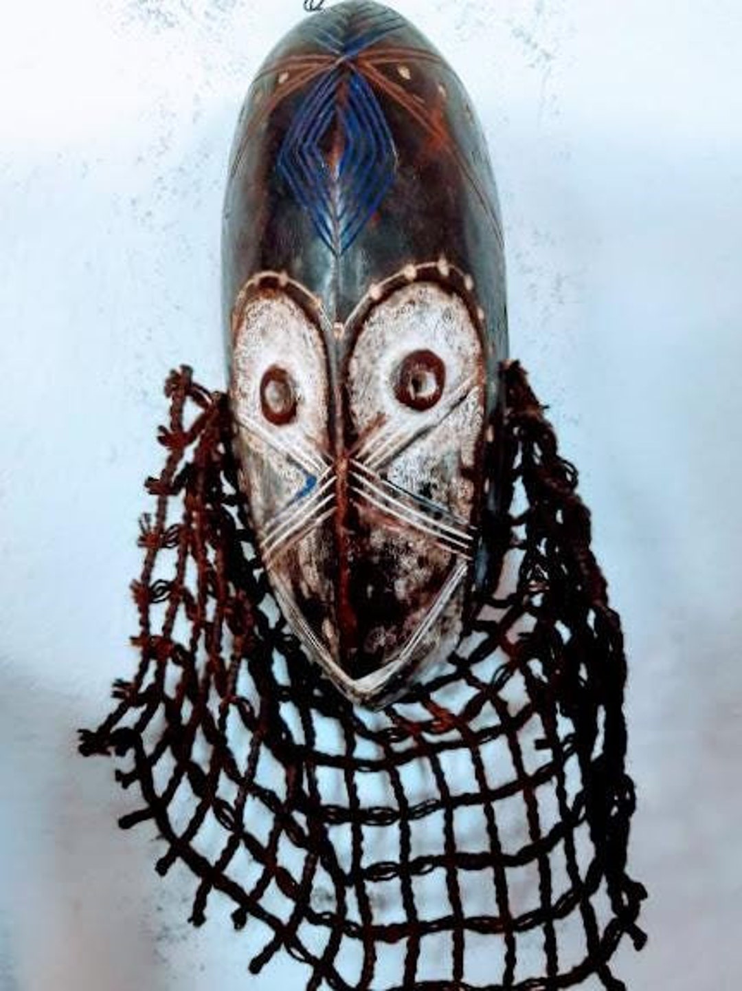 Vintage West African Yoruba Tribal Mask - Etsy