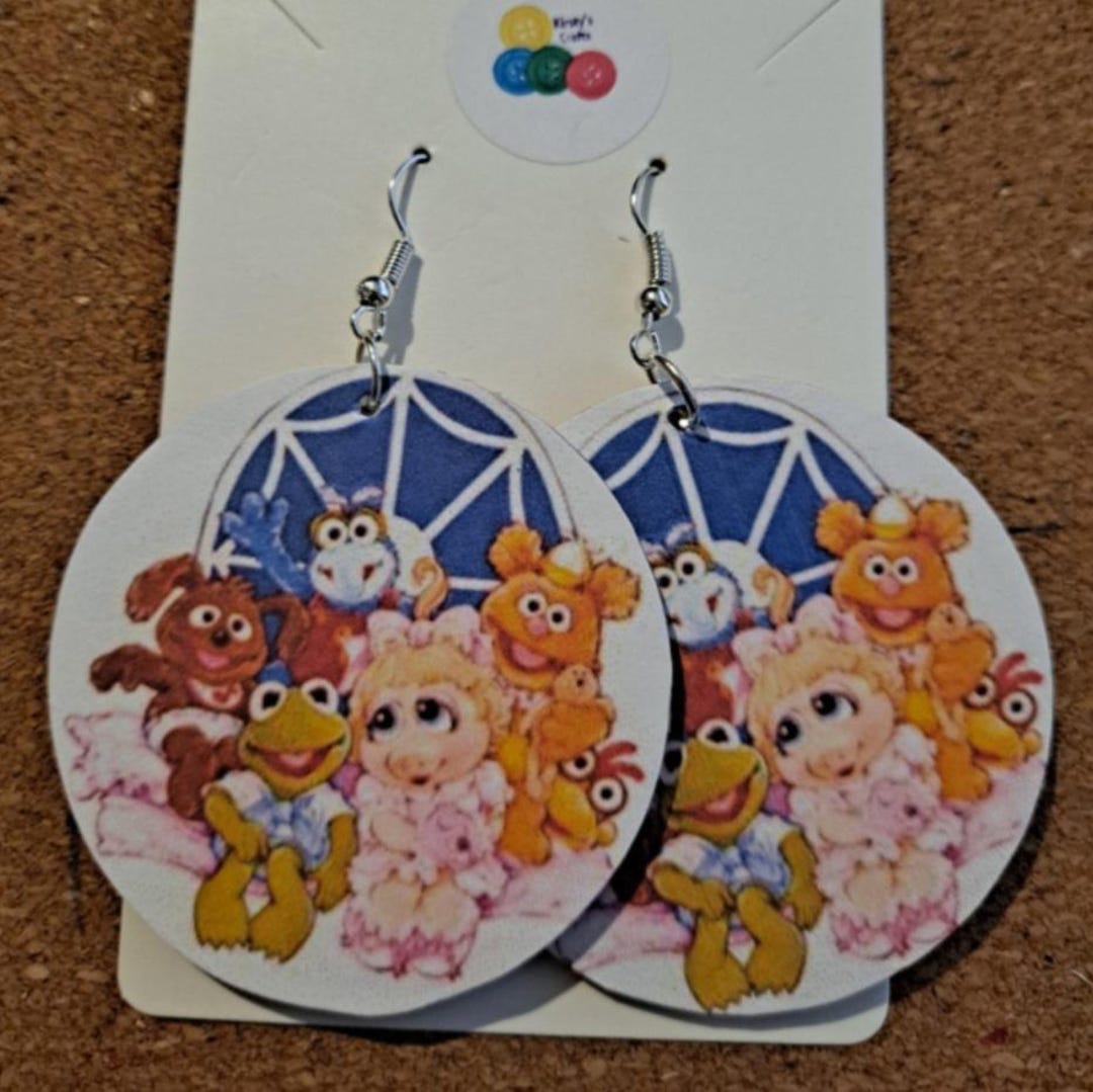 Muppet Babies Earrings in Many Different Designs - Etsy