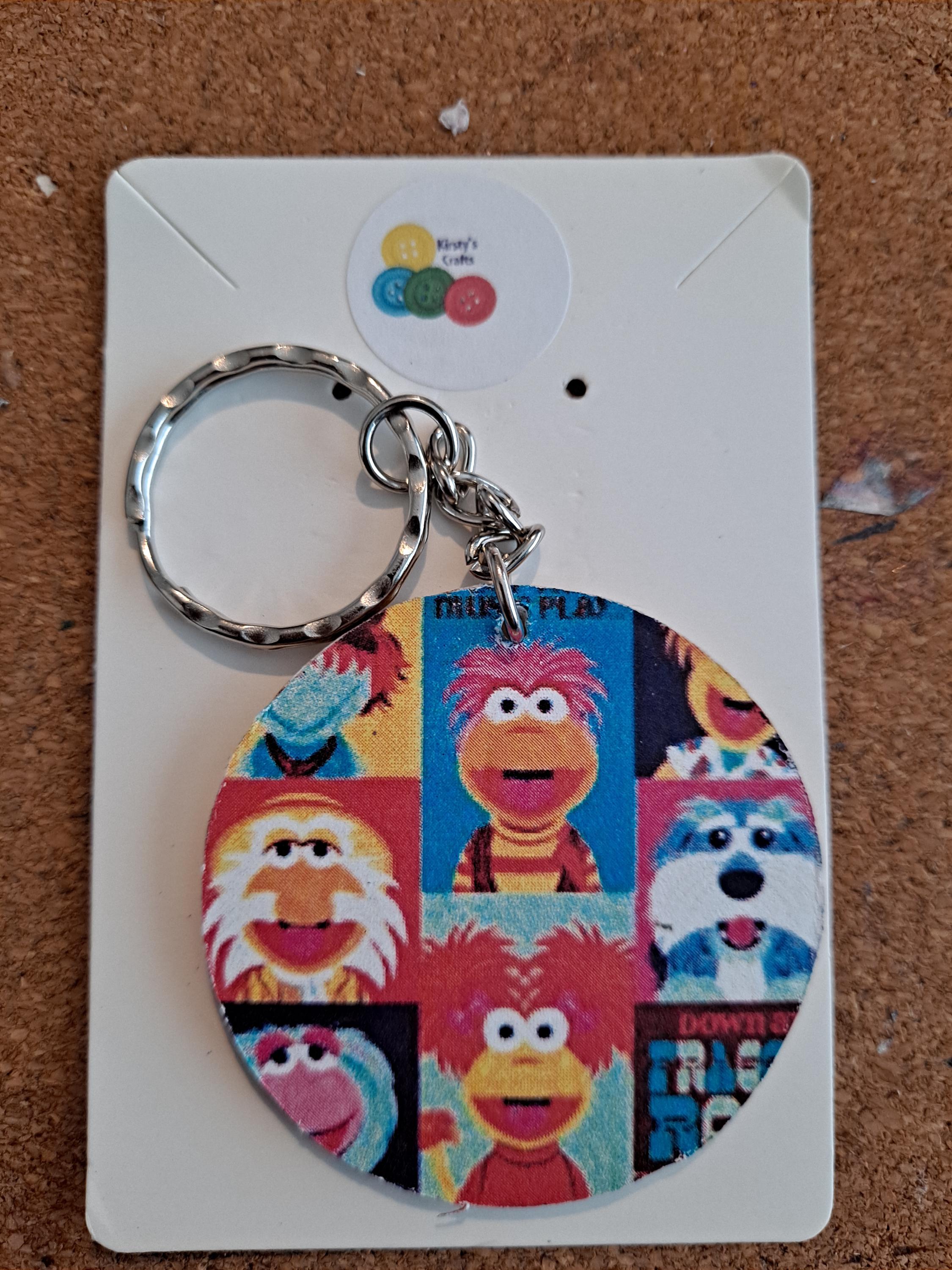 Retro Kids Cartoons Keyring in Many Different Designs - Etsy