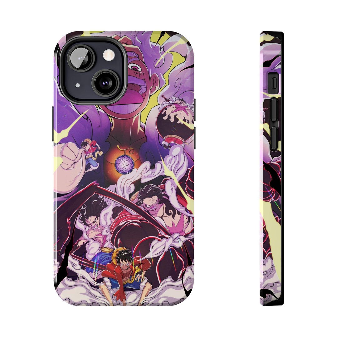 Anime Phone Case, Luffy Gear 1, 2, 3, 4 and 5, Tough Phone Cases One ...