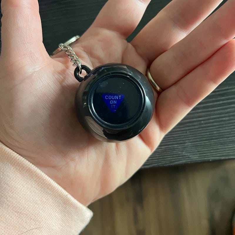 8 Ball Keychain Plastic - Etsy