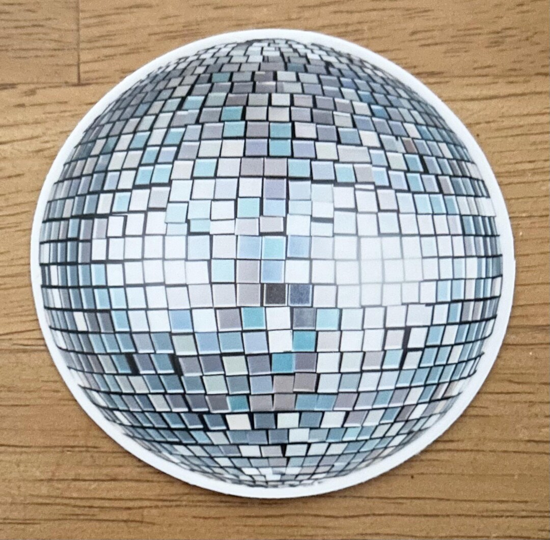 Disco Ball Vinyl Sticker - Etsy