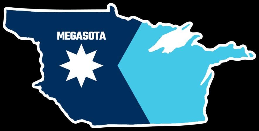 Megasota - Minnesota State Flag Border Expansion Sticker - Etsy