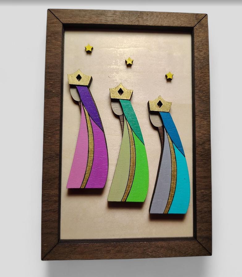 Nativity Scene Decor Wall or Stand - Etsy