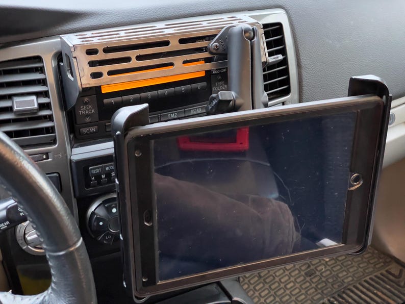 03-09 4th Gen 4runner Dash Mount Mod Gear Storage for Ram Mounts ...