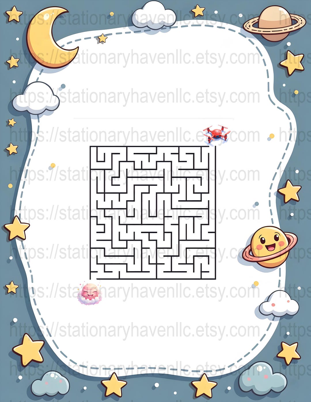 20 Very Hard Mazes, Space Theme Puzzles, Astronaut Maze Book, Brain ...
