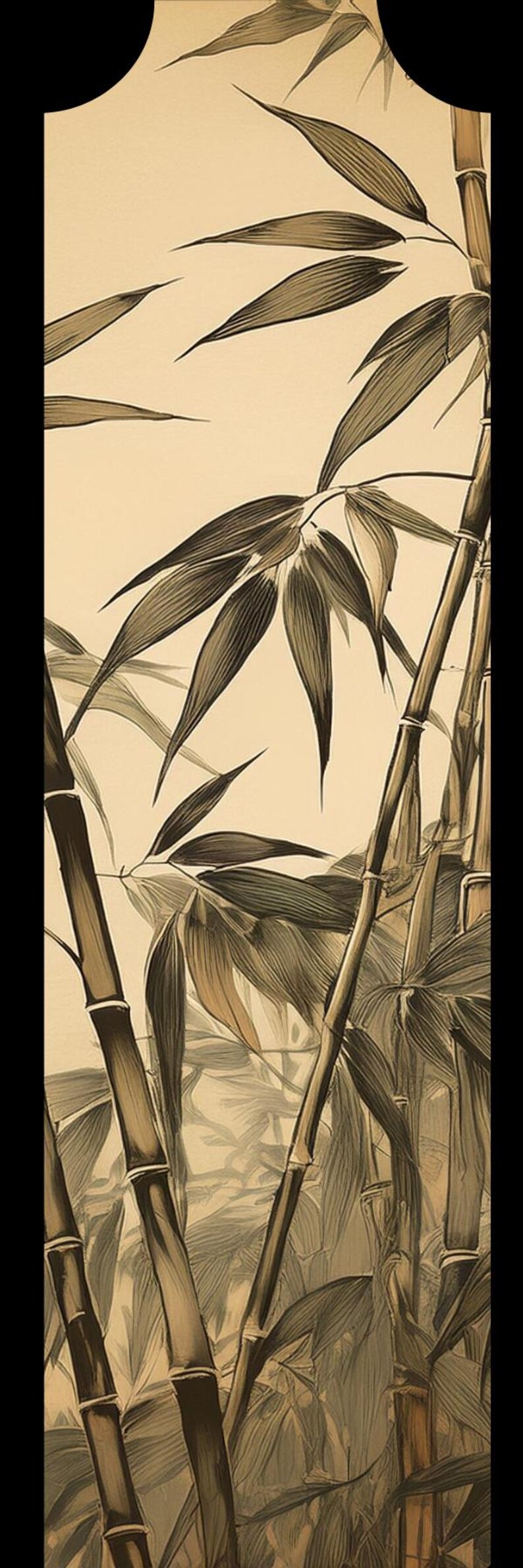 Printable Bamboo Bookmarks | 5 Digital 300 DPI Designs | Zen Nature ...