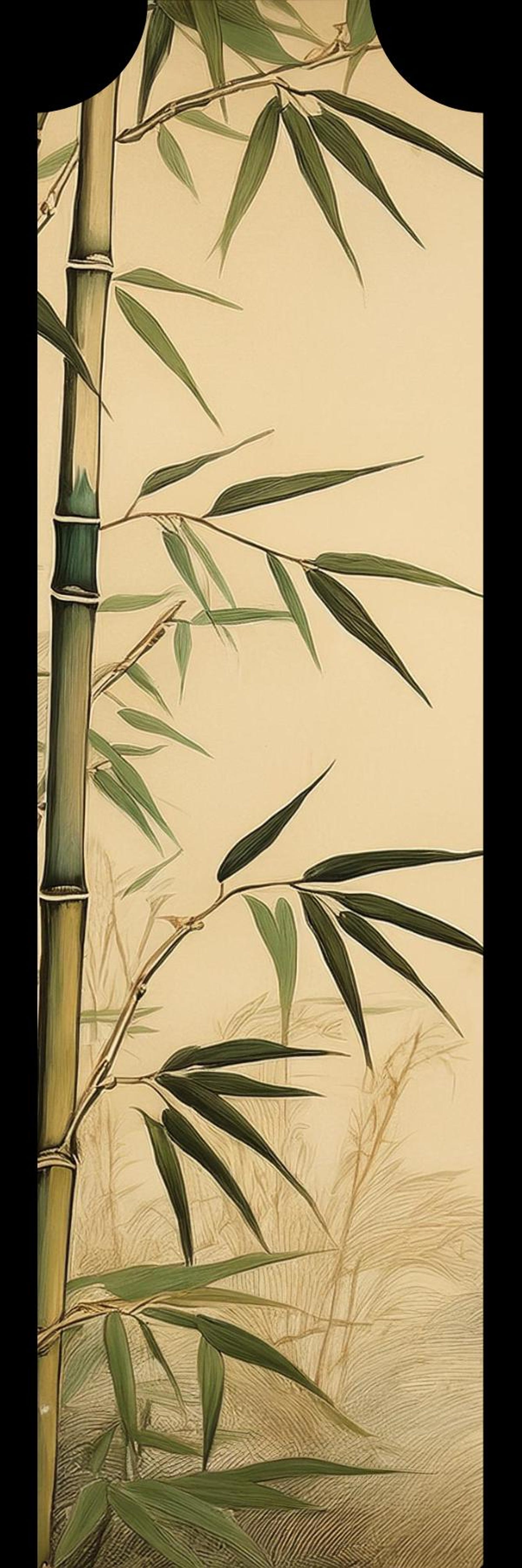 Printable Bamboo Bookmarks | 5 Digital 300 DPI Designs | Zen Nature ...