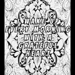 Grow and Thrive With Inspirational Affirmation Coloring Pages ...