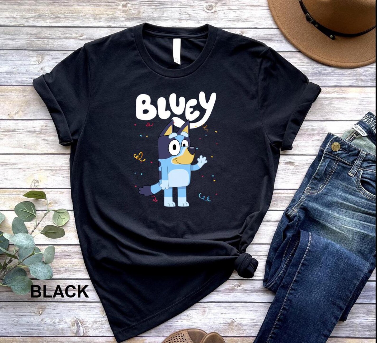 Custom Bluey Bingo Tshirts,bluey Mom Dad Family Matching Tees ...