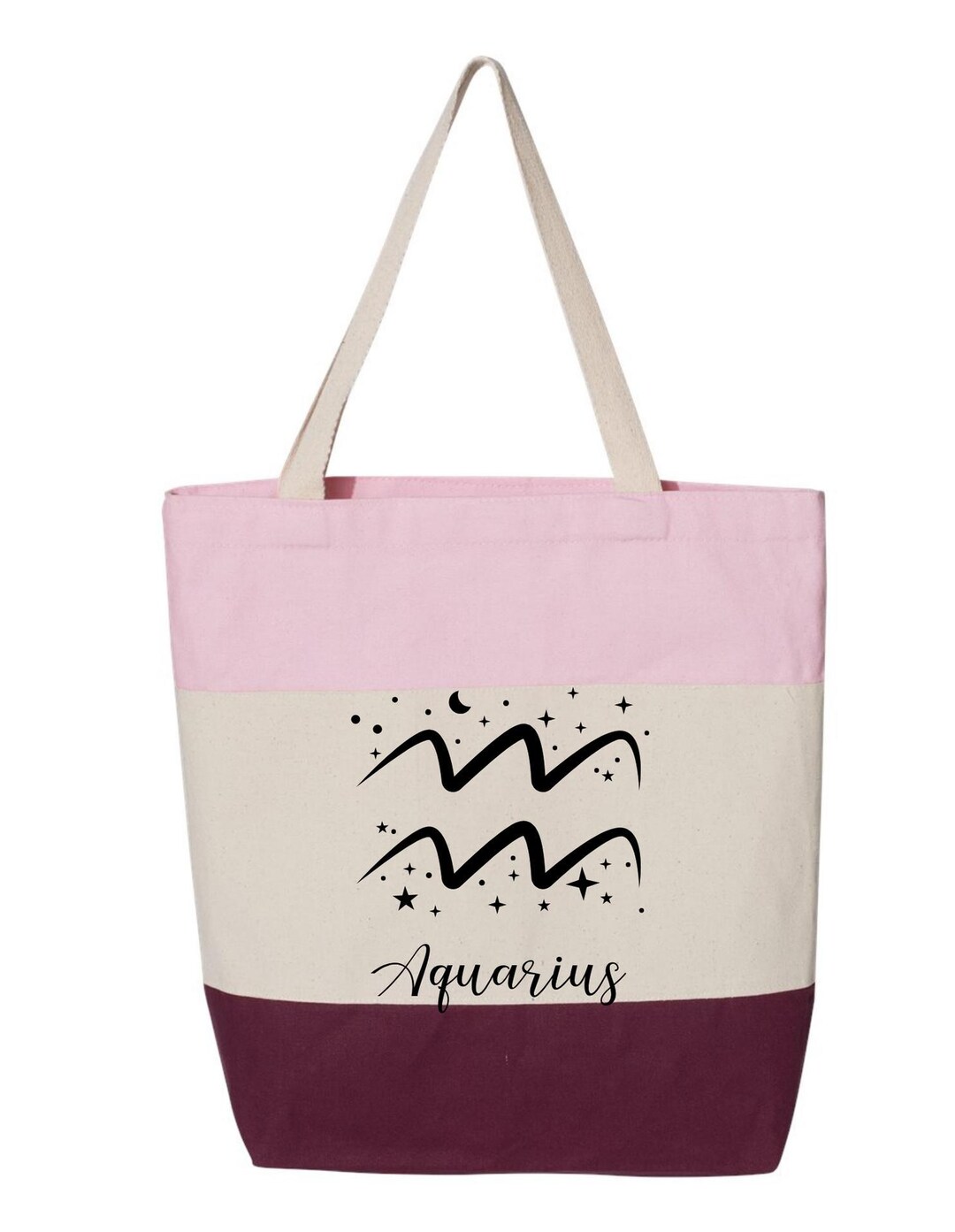 Personalized Zodiac Sign Tote Bag, Custom Zodiac Gifts, Taurus Birthday ...
