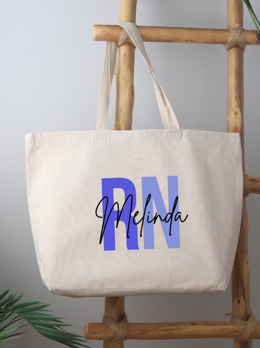 Personalized Nurse Tote Bag: Zippered Canvas Caddy, Medical Gift - Etsy