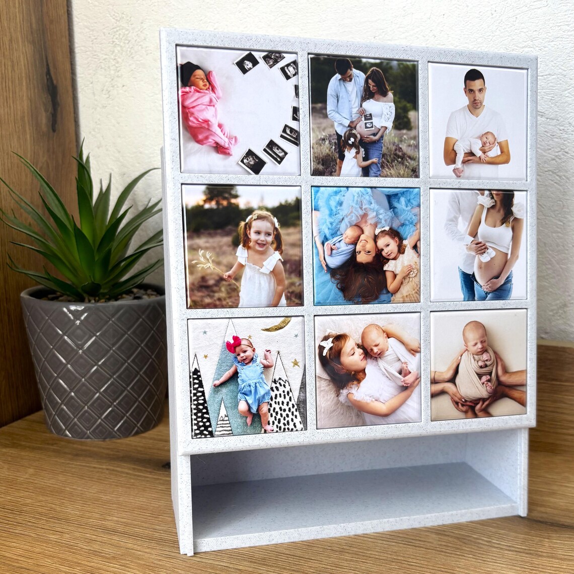 2x2" Magnetic Photo Frame 3D Print File: Square Collage (commercial Use ...