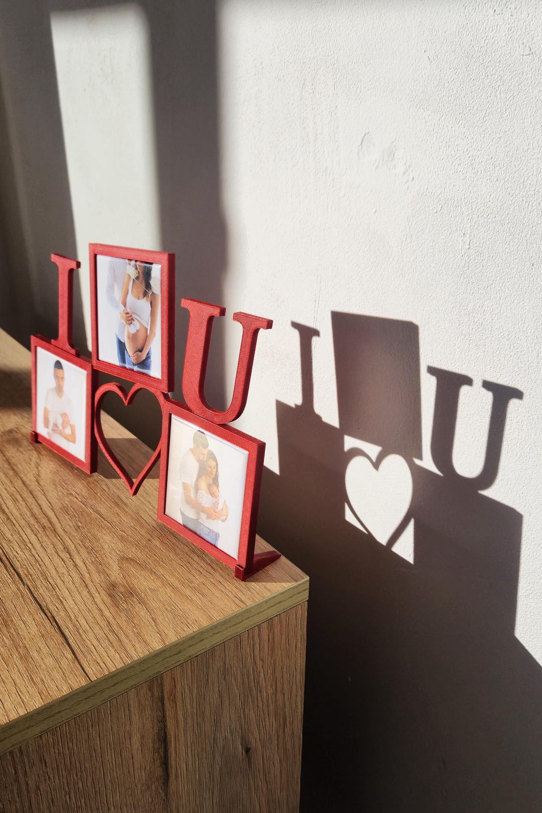 50x50mm I Love You Magnetic Photo Frame 3D Print File - Commercial Use ...