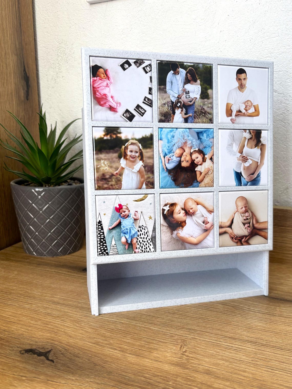 2x2" Magnetic Photo Frame 3D Print File: Square Collage (commercial Use ...