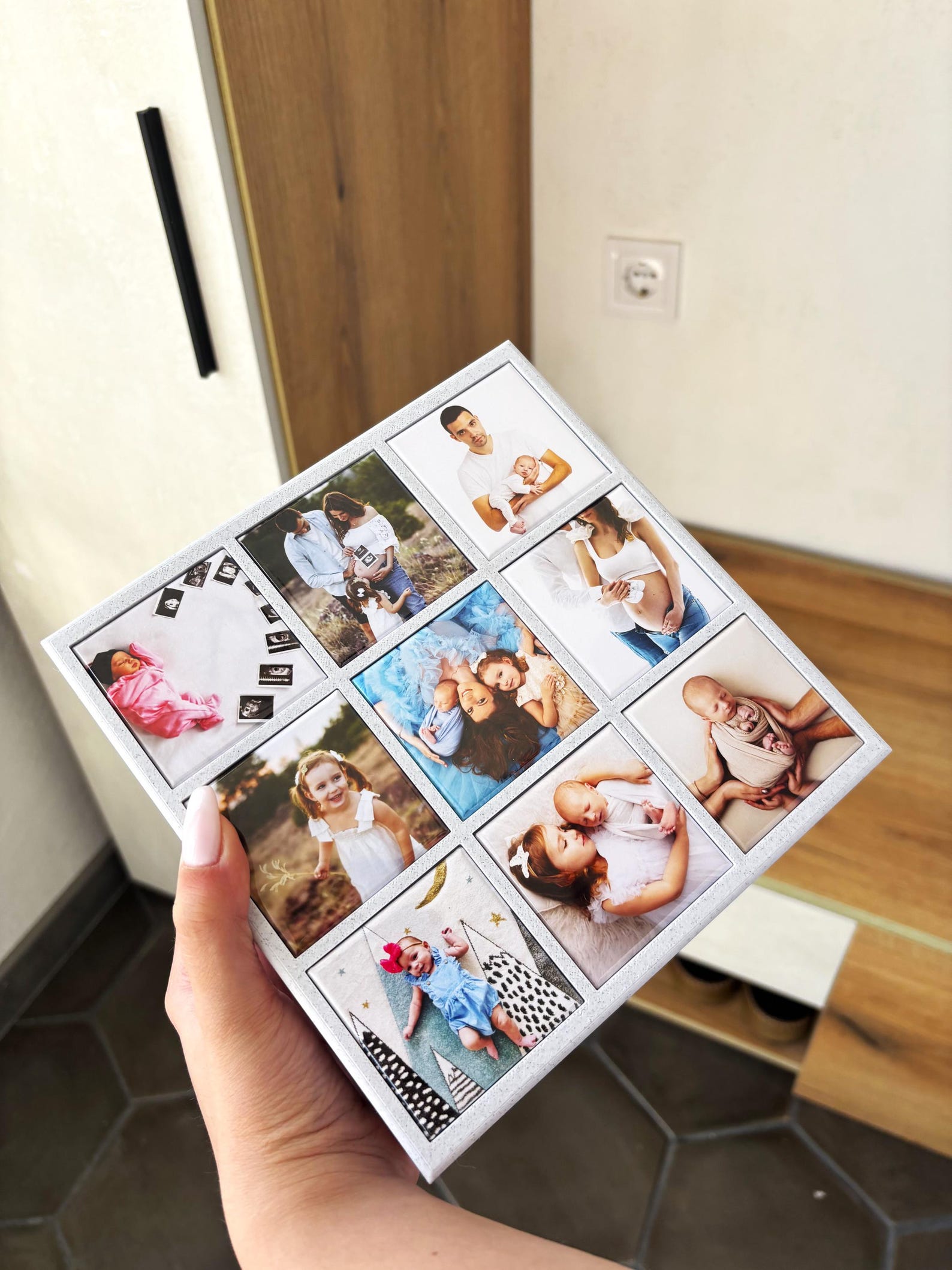 2x2" Magnetic Photo Frame 3D Print File: Square Collage (commercial Use ...