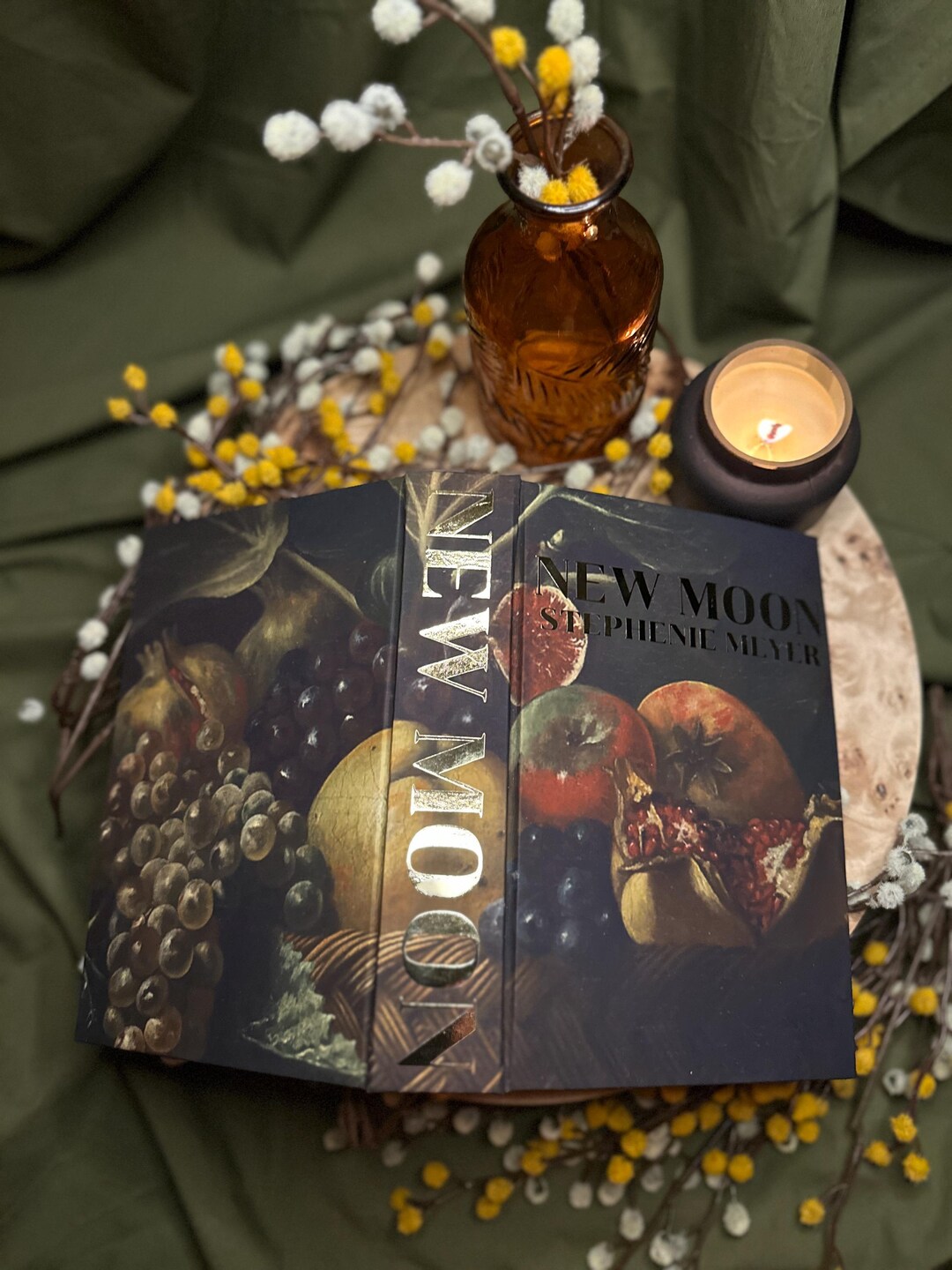 New Moon by Stephenie Meyer | Custom Rebound Hardback Book | Handmade ...