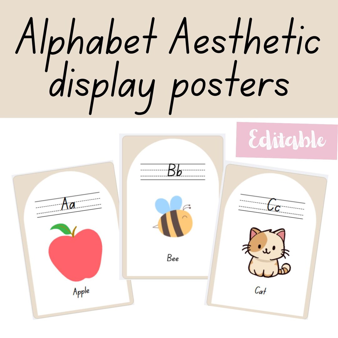 Classroom Alphabet Posters | Alphabet Display | Alphabet Posters ...