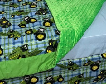 John Deere Tractor Bedding Set - Etsy