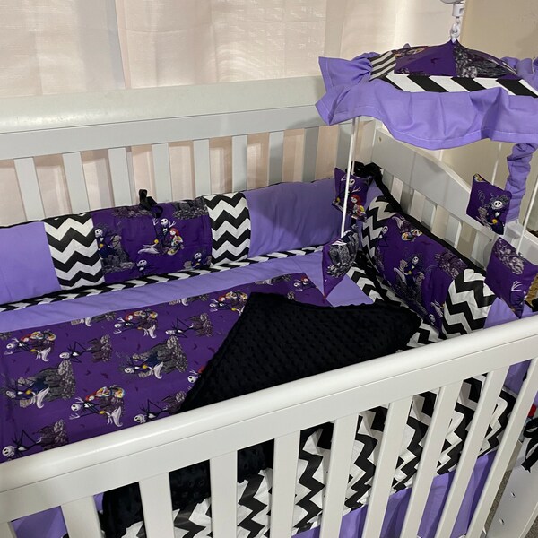 Purple Crib Bedding - Etsy