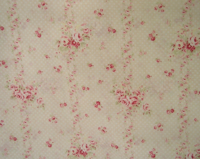 Durham Anew Fabric by Lecien Pink Roses on Ivory 9622N - Etsy