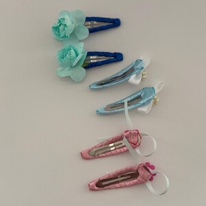 Set of Snap Clips, Small Colorful Hair Clips, Hair Accessories With ...