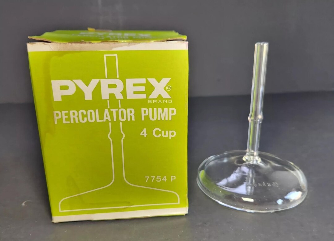 New Old Stock PYREX 4 Cup Glass Percolator Pump/stem Only #7754 P With ...