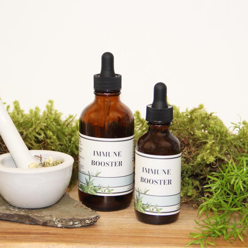 Immune Booster Tincture Kit Make Your Own Natural Herbal Homeopathic ...