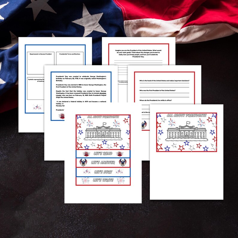 Presidents Day Coloring Pages, Coloring Pages, Presidents Day Craft ...