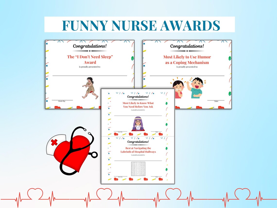 Nurse Superlatives, Nursing Awards Funny, Funny Nurse Awards, Nurses ...