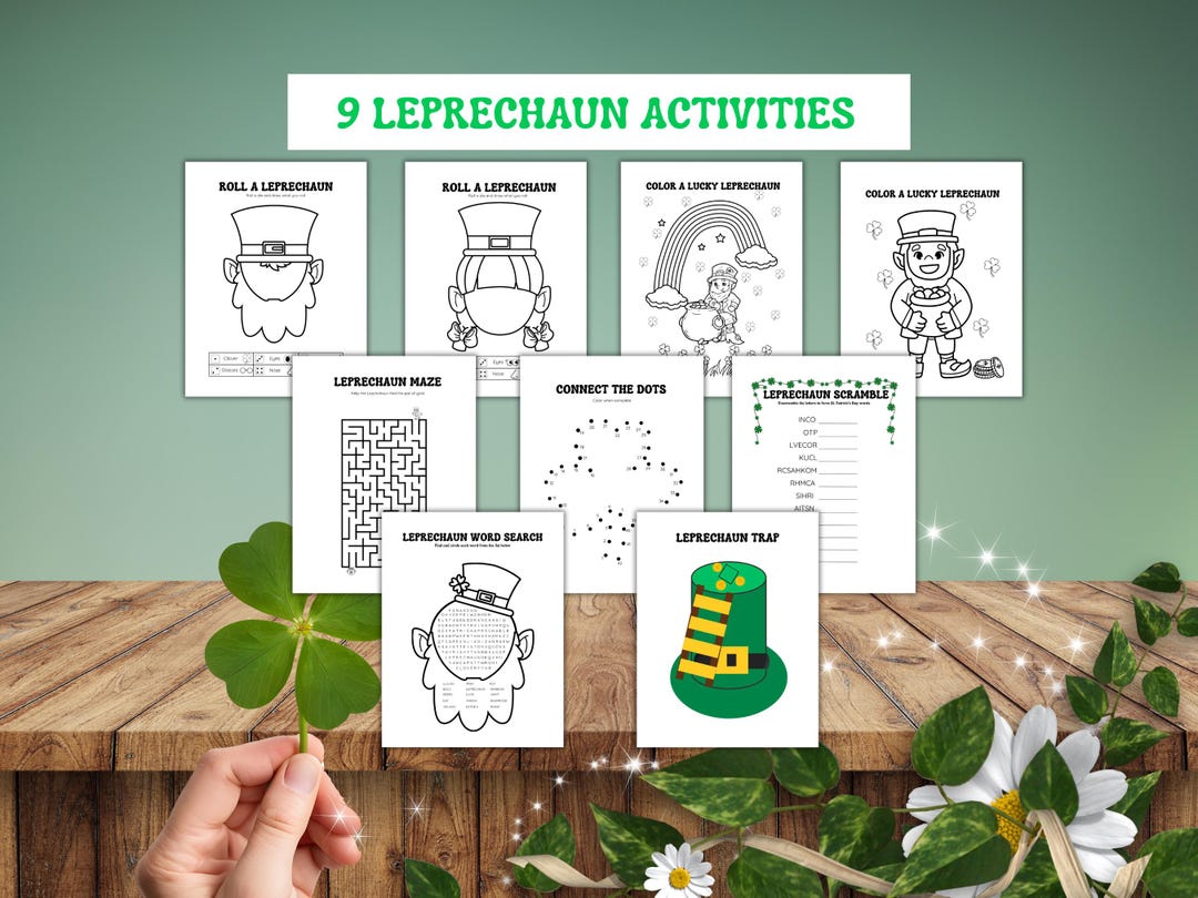 St. Patrick's Day Kids, Leprechaun Trap Kit, Saint Patrick's Day ...