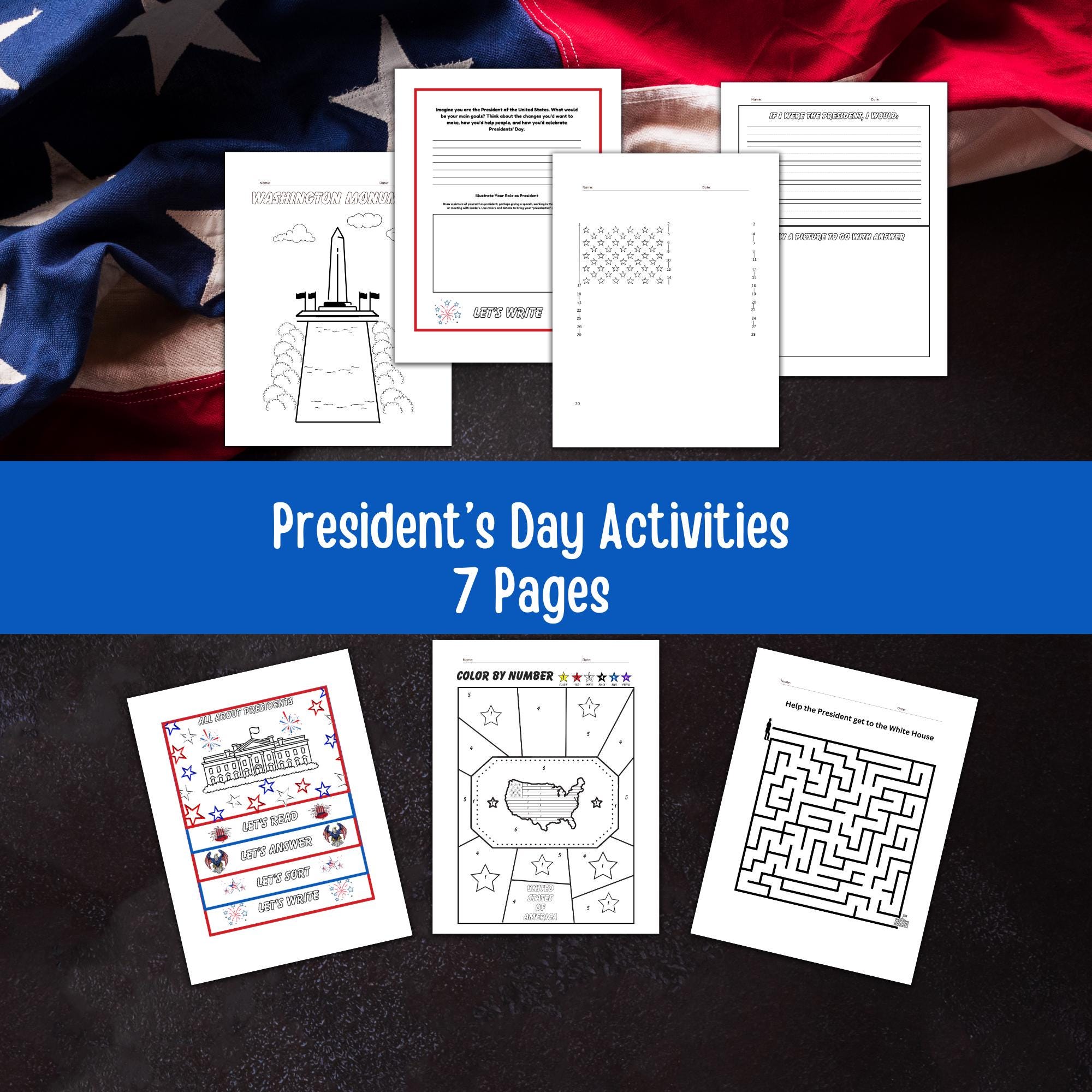 Presidents Day Coloring Pages, Coloring Pages, Presidents Day Craft ...