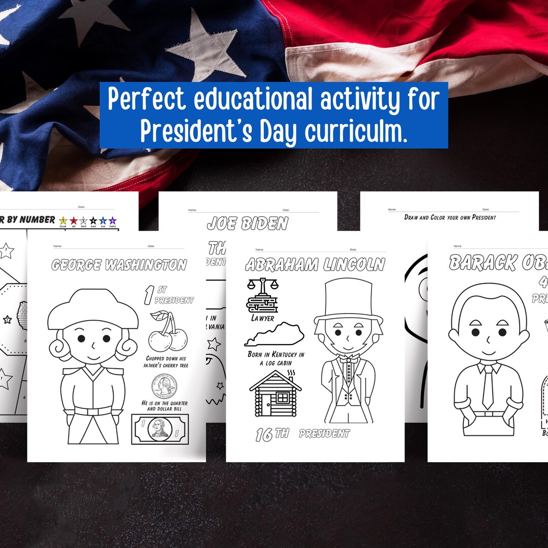 Presidents Day Coloring Pages, Coloring Pages, Presidents Day Craft ...