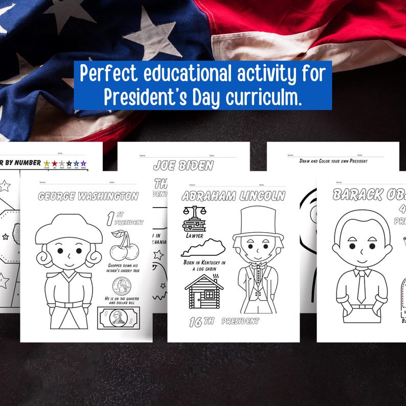 Presidents Day Coloring Pages, Coloring Pages, Presidents Day Craft ...