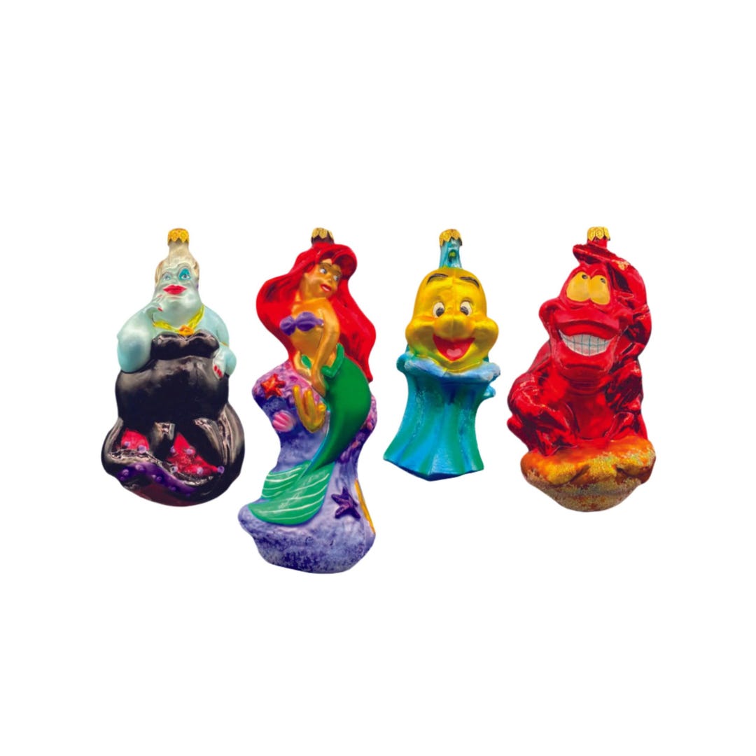 Christopher Radko, the Little Mermaid (set of 4) - Etsy